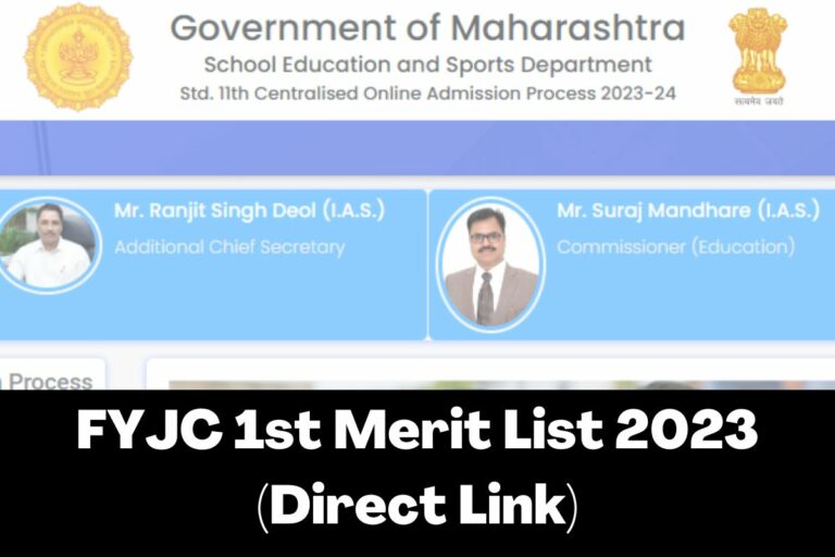 FYJC 1st Merit List 2024 – Direct Link Arts Commerce Science CutOff ...
